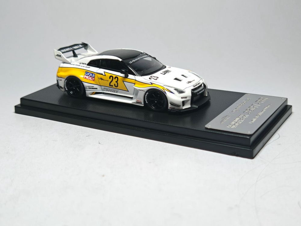 Model Collect 1:64 Nissan Skyline R35 GTR GT LBWK White Flash - *2 Sty ...