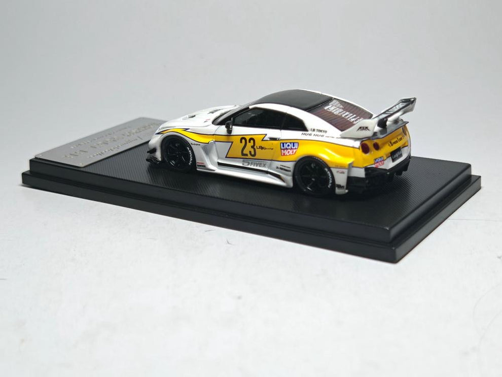 Model Collect 1:64 Nissan Skyline R35 GTR GT LBWK White Flash - *2 Sty ...