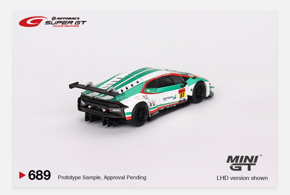 MiniGT 1:64 Japan Exclusive Lamborghini Huracán GT3 EVO2 #87 “Bamboo A ...